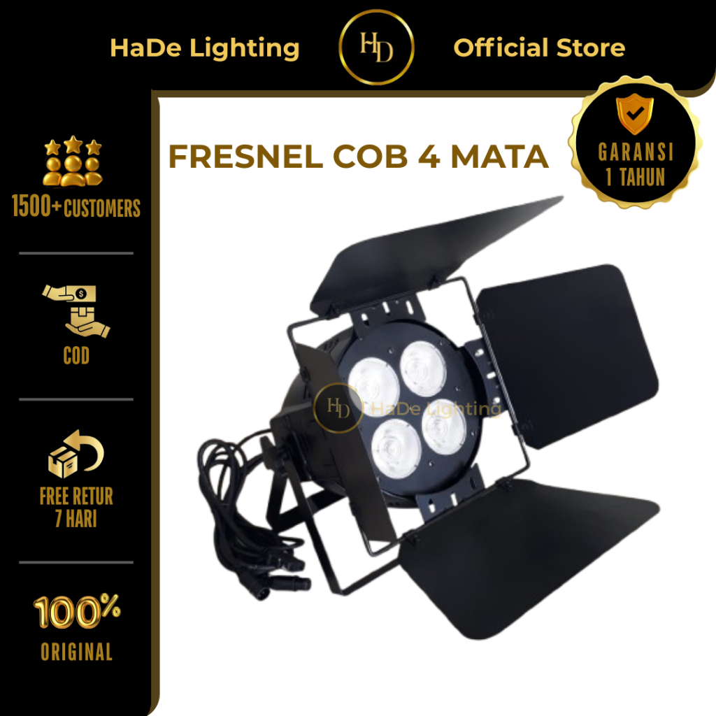Jual Fresnel 200 Watt Redsun - Lampu Sorot Panggung Fresnel LED COB 200 ...