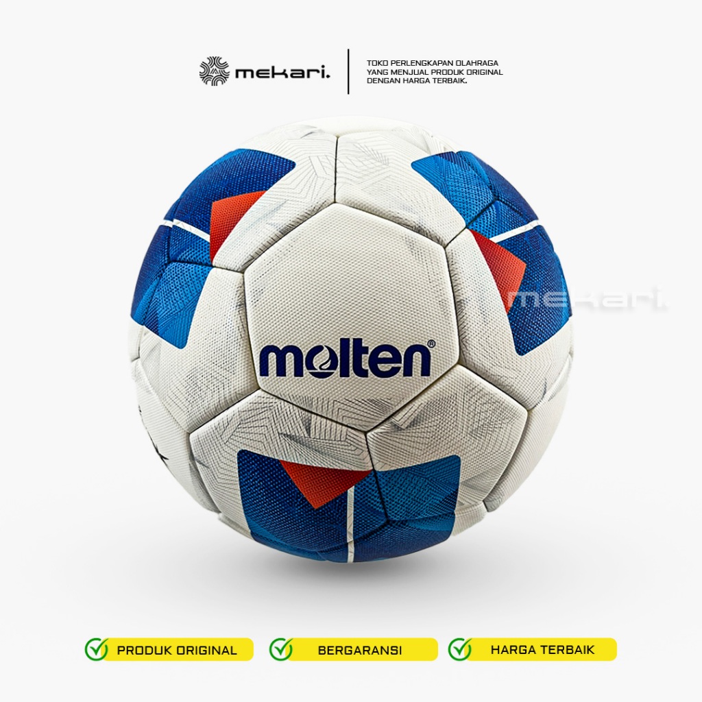 Jual Molten Bola Kaki F5N5000 Size 5 FIFA Quality Pro Bahan Kulit PU ...