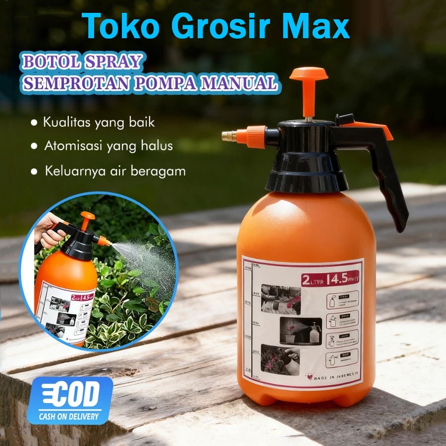 Jual Lekepu Bottle Sprayer Botol Spray Semprotan Pompa Manual 1L/2L/3L ...