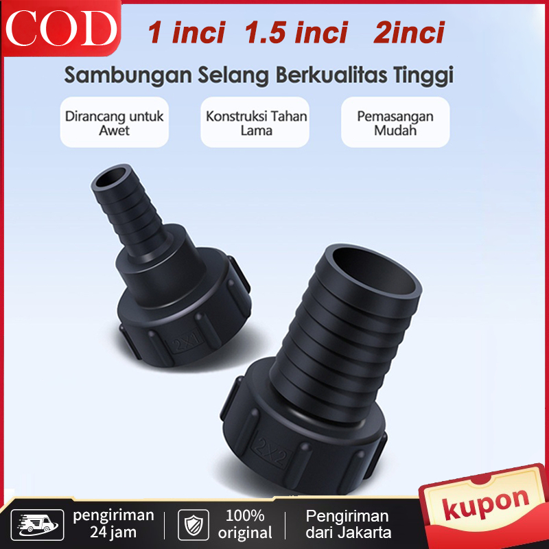 Jual PHK Adaptor Keran Selang 1/1,5/2 Inci untuk Tangki IBC/Tas IBC ...