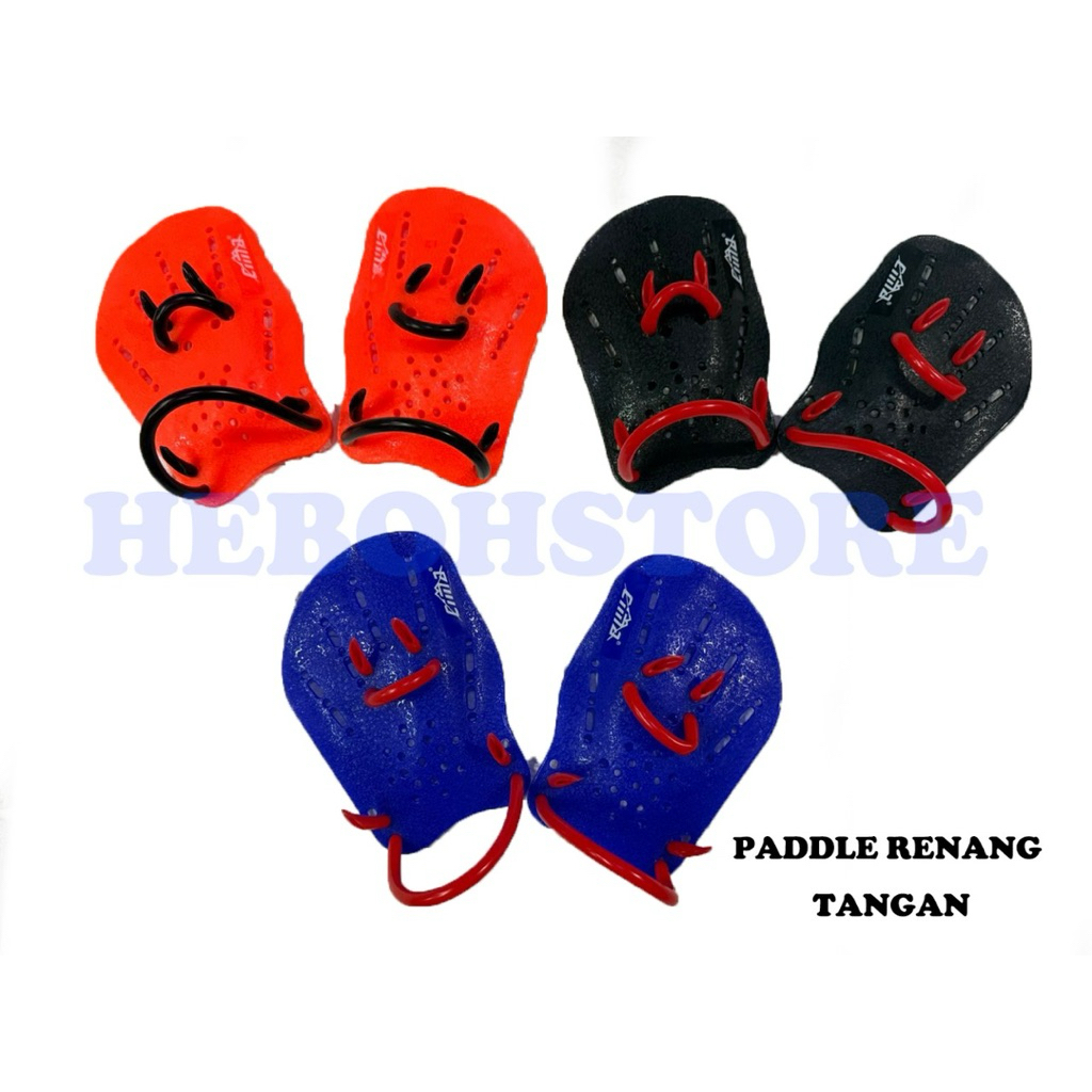 Jual Hand paddle Renang / Alat bantu teknik Renang tangan katak Hand ...