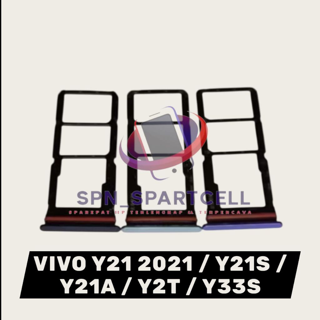 Jual SIM Tray / SIM Lock Tempat Kartu VIVO Y21 2021 / Y21S / Y21A / Y2T ...