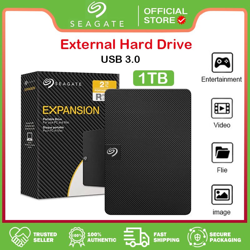 Jual Seagate Expansion Portable Drive 1TB External Hard Drive USB 3.0 ...