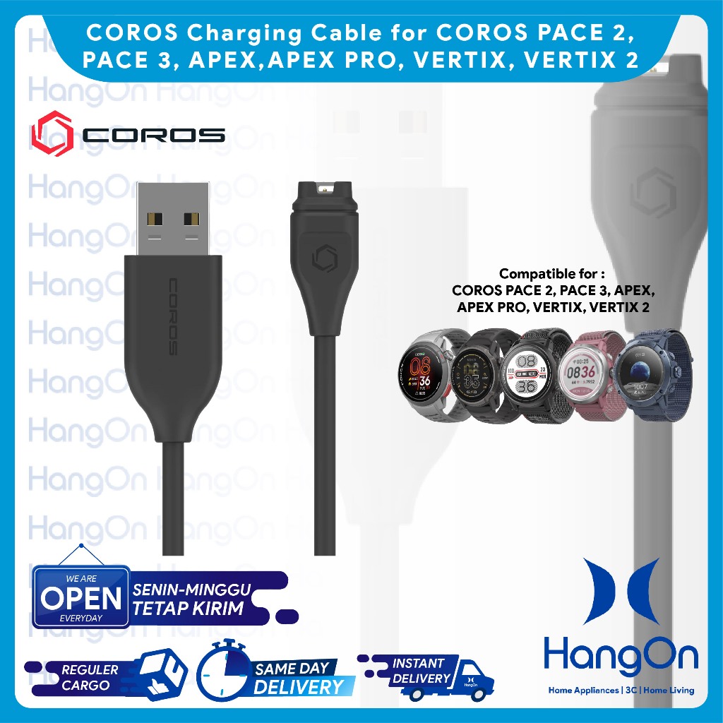 Jual COROS Charging Cable 22-inch Universal USB-A Port Charge Kabel ...