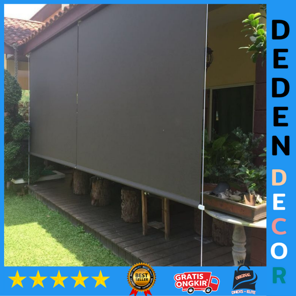 Jual suntexs blind outdoor krey gulung anti air hujan anti sinar uv ...