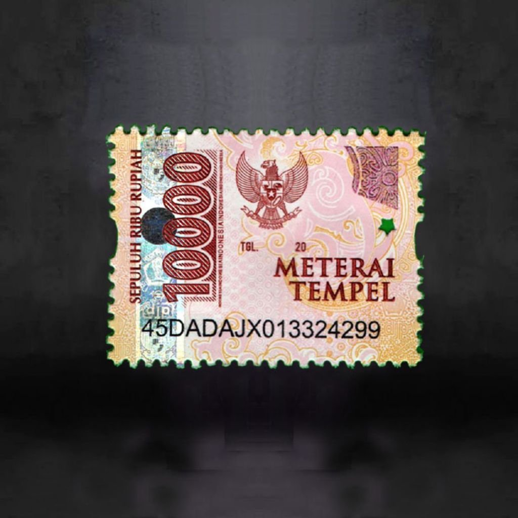 Jual meterai 10000 kualitas grade C sepuluh ribu 10.000 tempel | Shopee ...