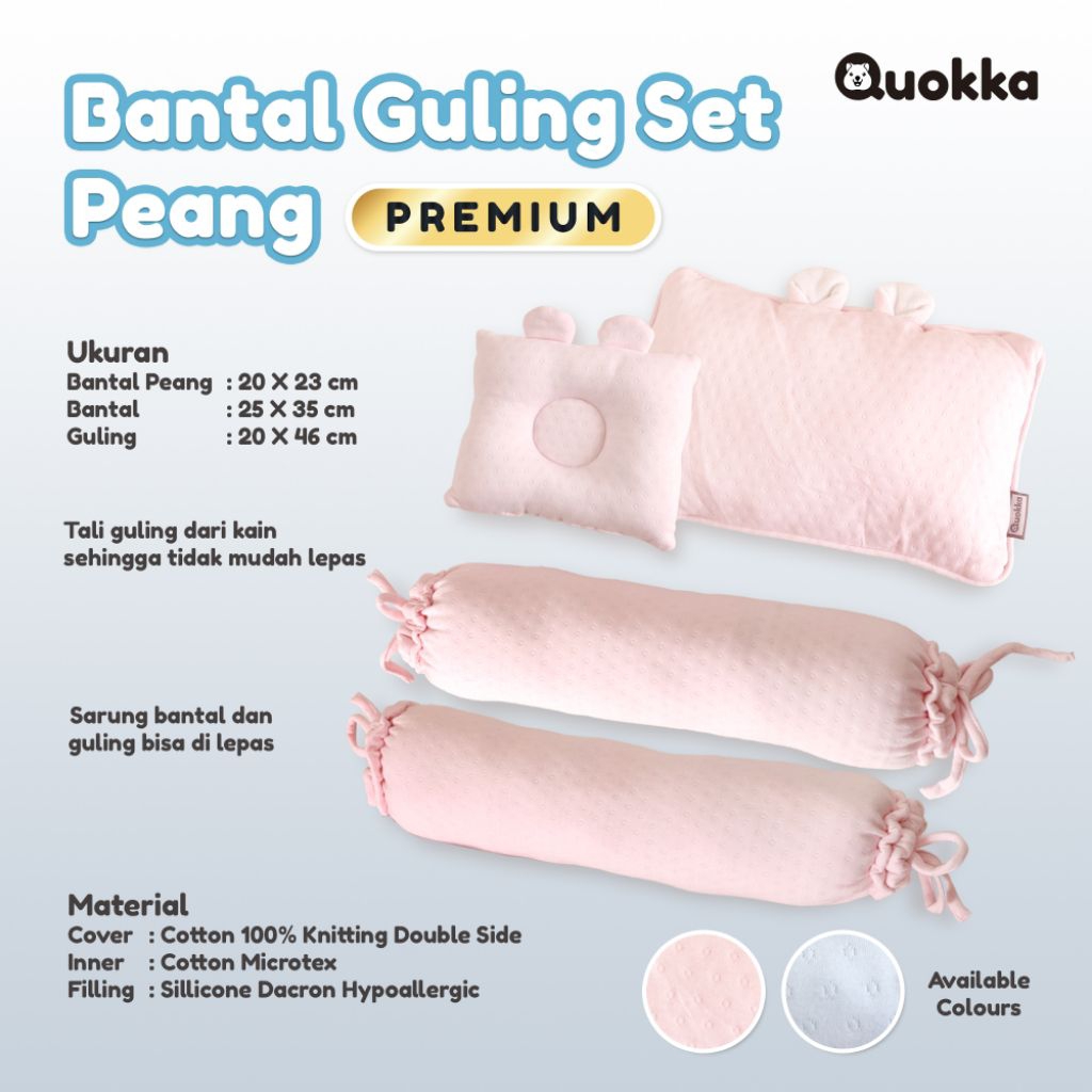Jual QUOKKA BANTAL GULING SET BANTAL PEANG | Shopee Indonesia