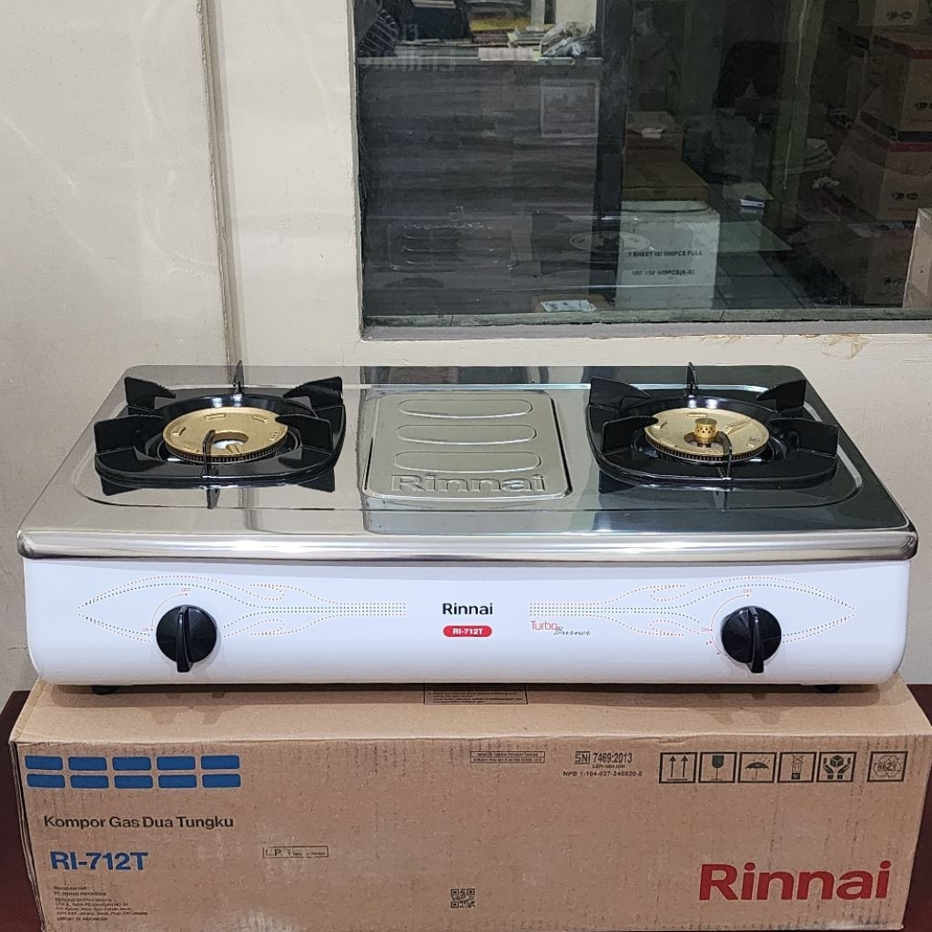 Jual Kompor Gas Dua Tungku Rinnai RI 712 T / RI 712 TG | Shopee Indonesia