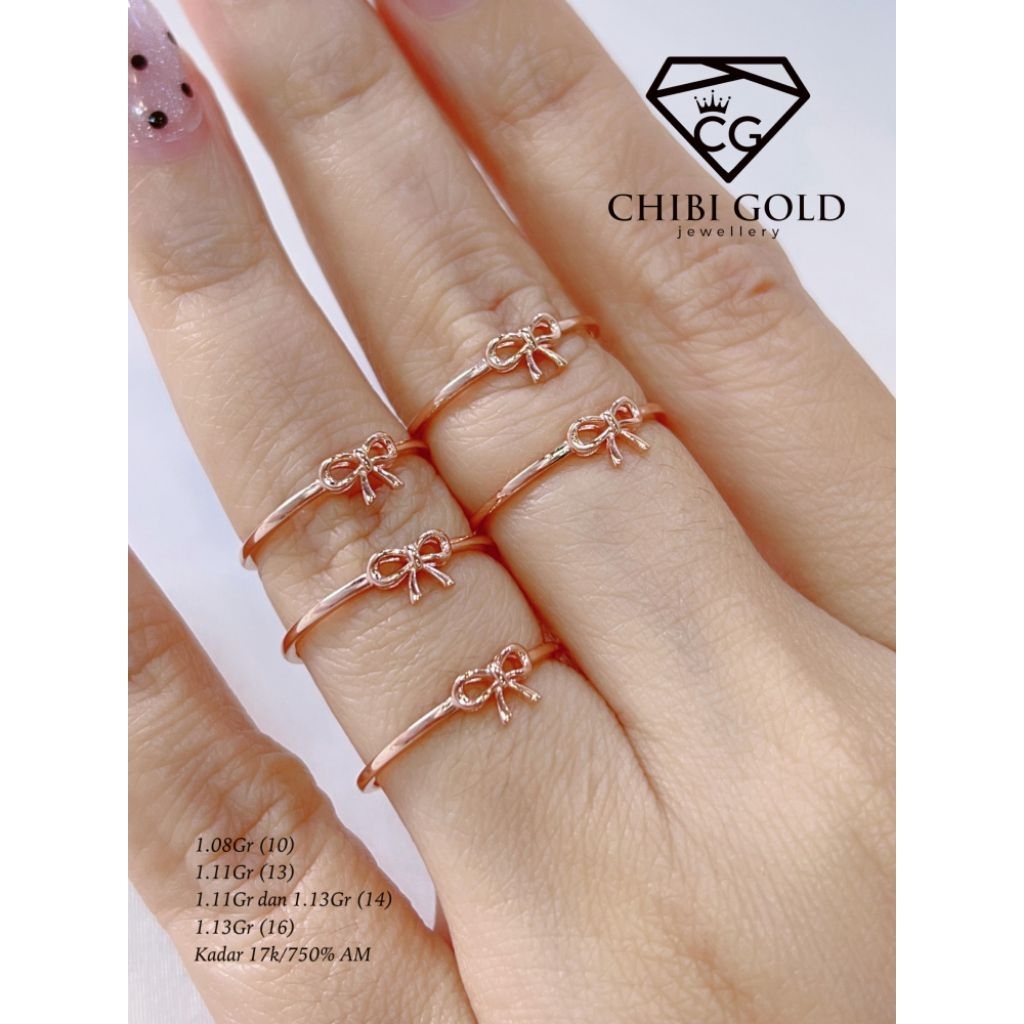 Jual CHIBI GOLD JAWELLERY - Cincin pita polos emas 750 kadar 17K ...