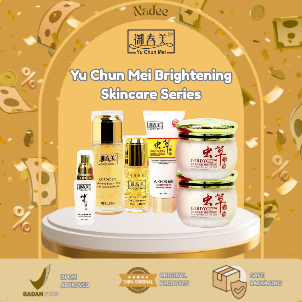 Jual Yu Chun Mei Brightening Cordyceps Skincare Set | Shopee Indonesia