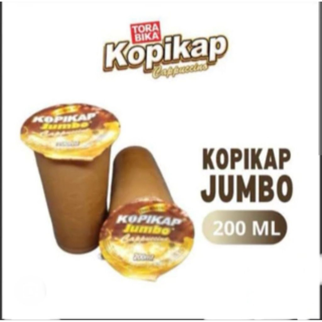 Jual KOPIKAP JUMBO 200 ML ( 1 DUS ISI 24 PCS ) | Shopee Indonesia