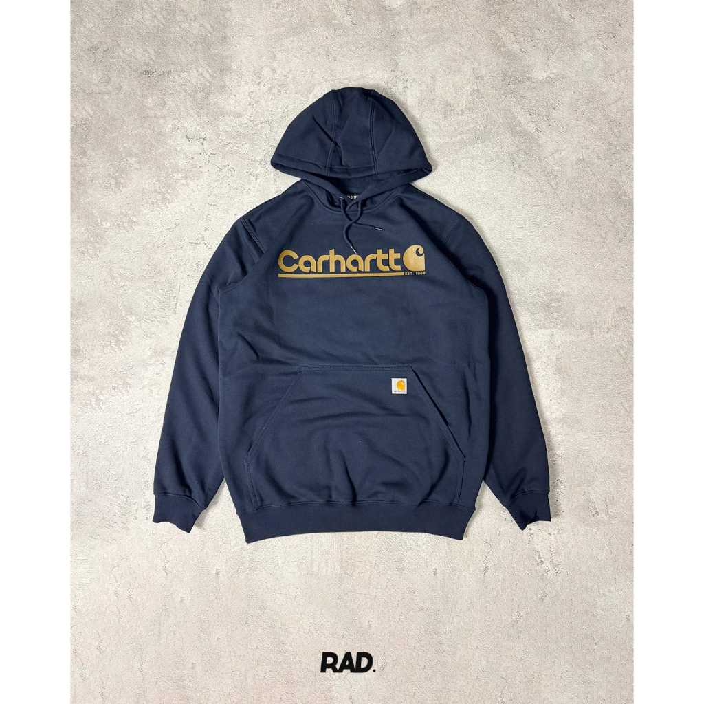 Jual Carh*rtt 106793 Rain Defender Loose Fit Midweight Logo Graphic ...