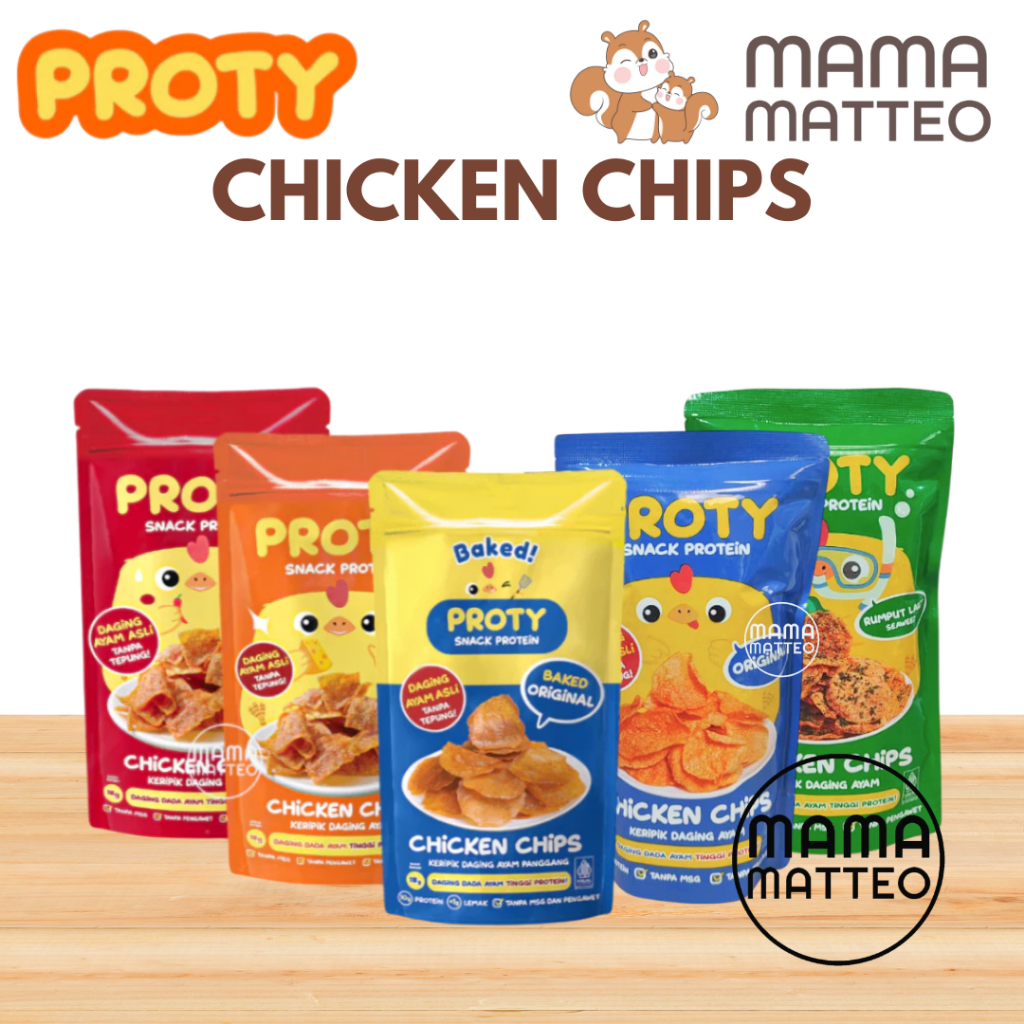 Jual PROTY Chicken Chips 18gr / Keripik Snack Cemilan Ayam Rasa ...