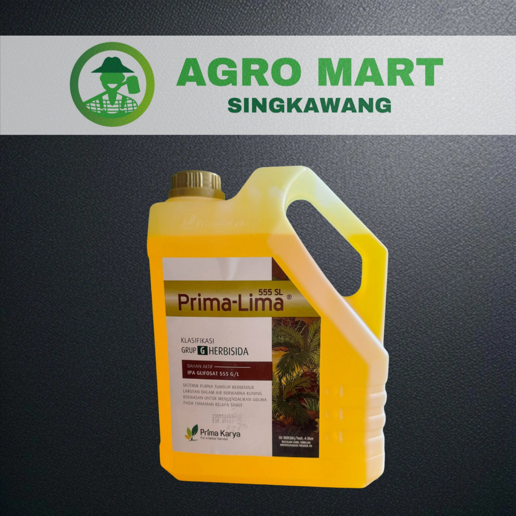 Jual Herbisida Prima lima 555SL pembasmi rumput 4 LITER | Shopee Indonesia