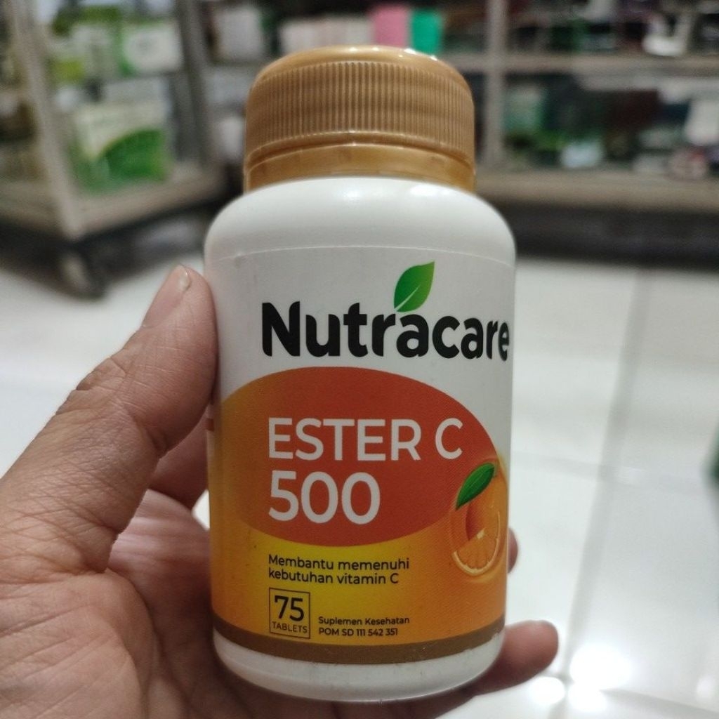 Jual Nutracare Ester c 500 isi 75 tablet, mengandung vitamin c 400mh ...
