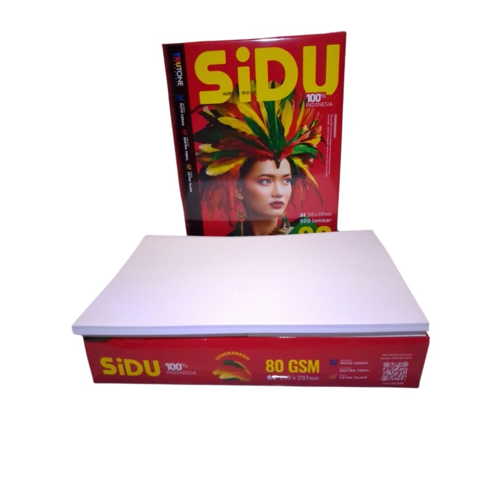 Jual [50 Lembar] Kertas HVS A4 80 gsm_Sidu | Shopee Indonesia