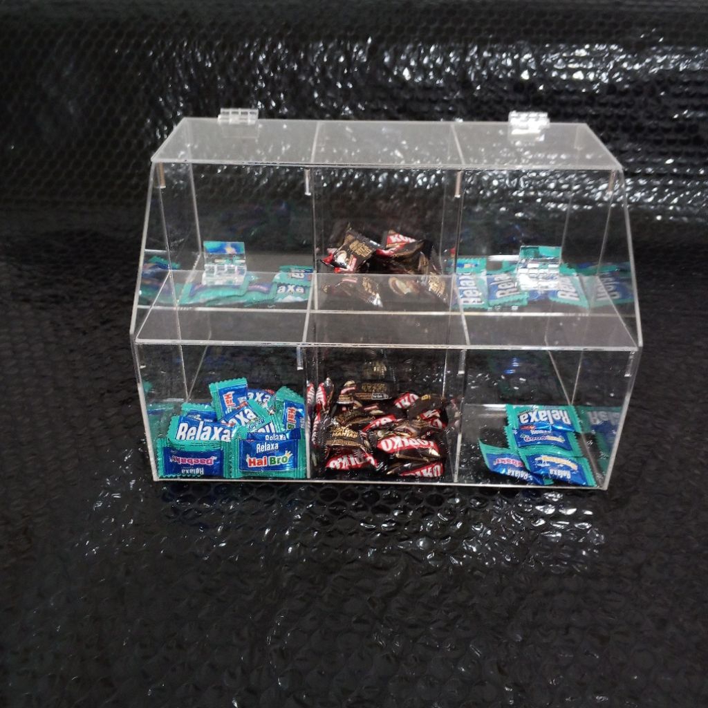 Jual Akrilik tempat permen/kotak permen/acrylic candy | Shopee Indonesia