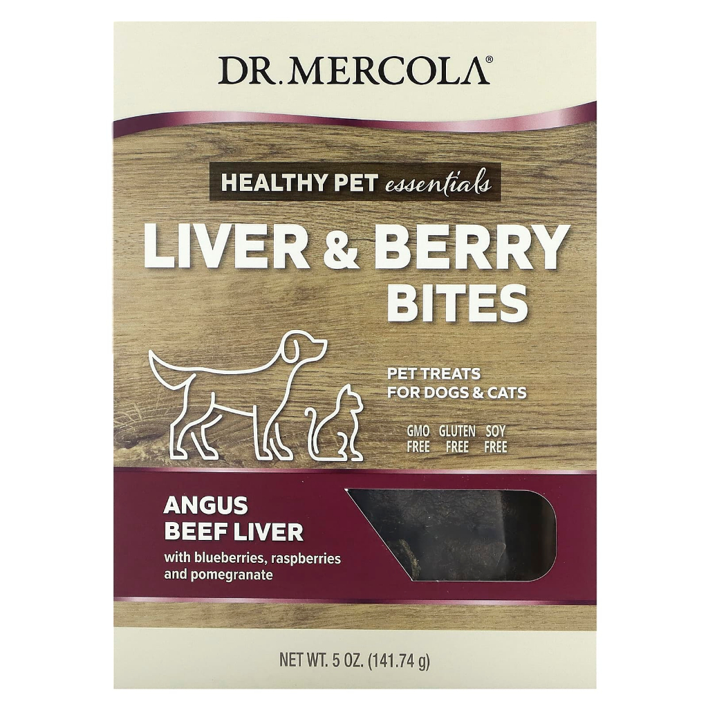 Jual Dr. Mercola Healthy Pet Essentials Liver & Berry Bites For Dogs ...