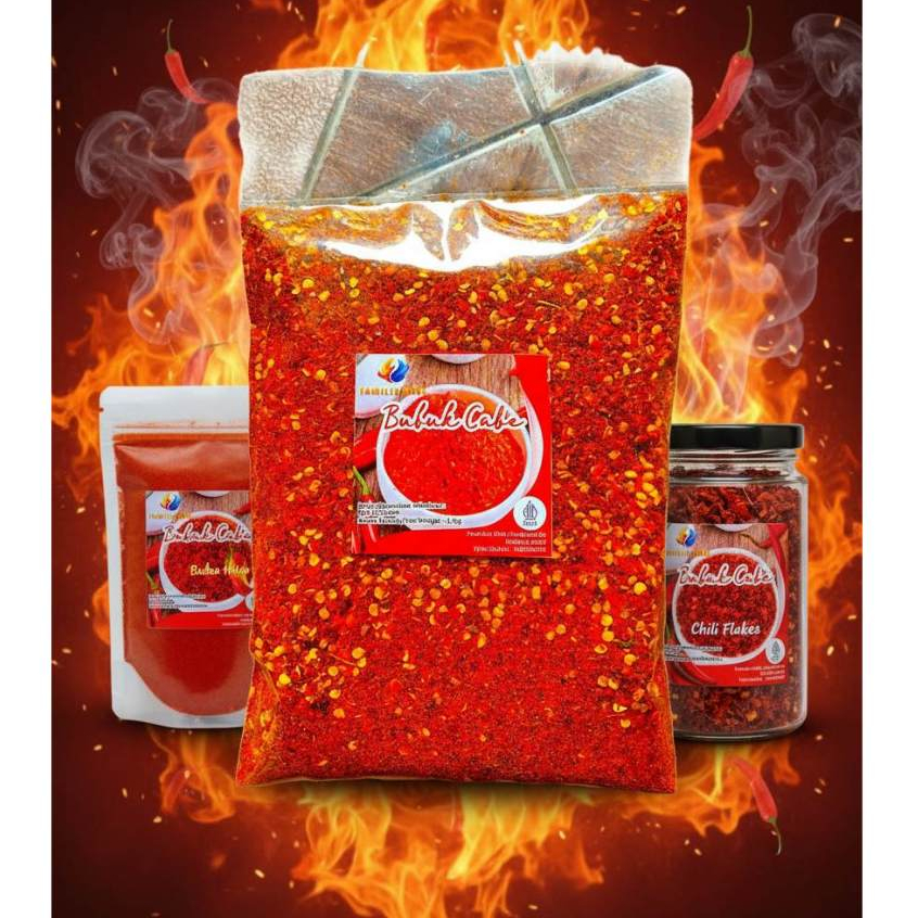 Jual Boncabe Cabe Bubuk Kasar Super Pedas 1KG untuk Seblak atau Baso ...