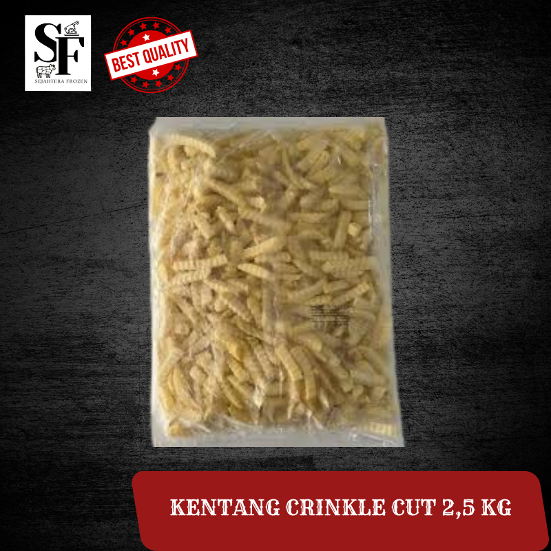 Jual kentang goreng crinkle cut Aviko french fries 2,5 kg premium ...