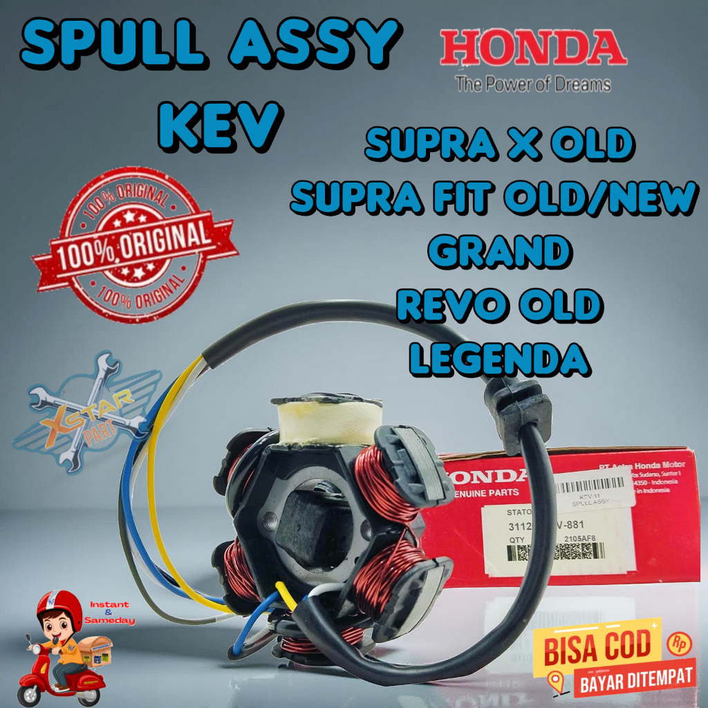 Jual ORI SPULL ASSY SET KODE KEV FULSER ASLI HONDA AHM SUPRA OLD/Supra ...