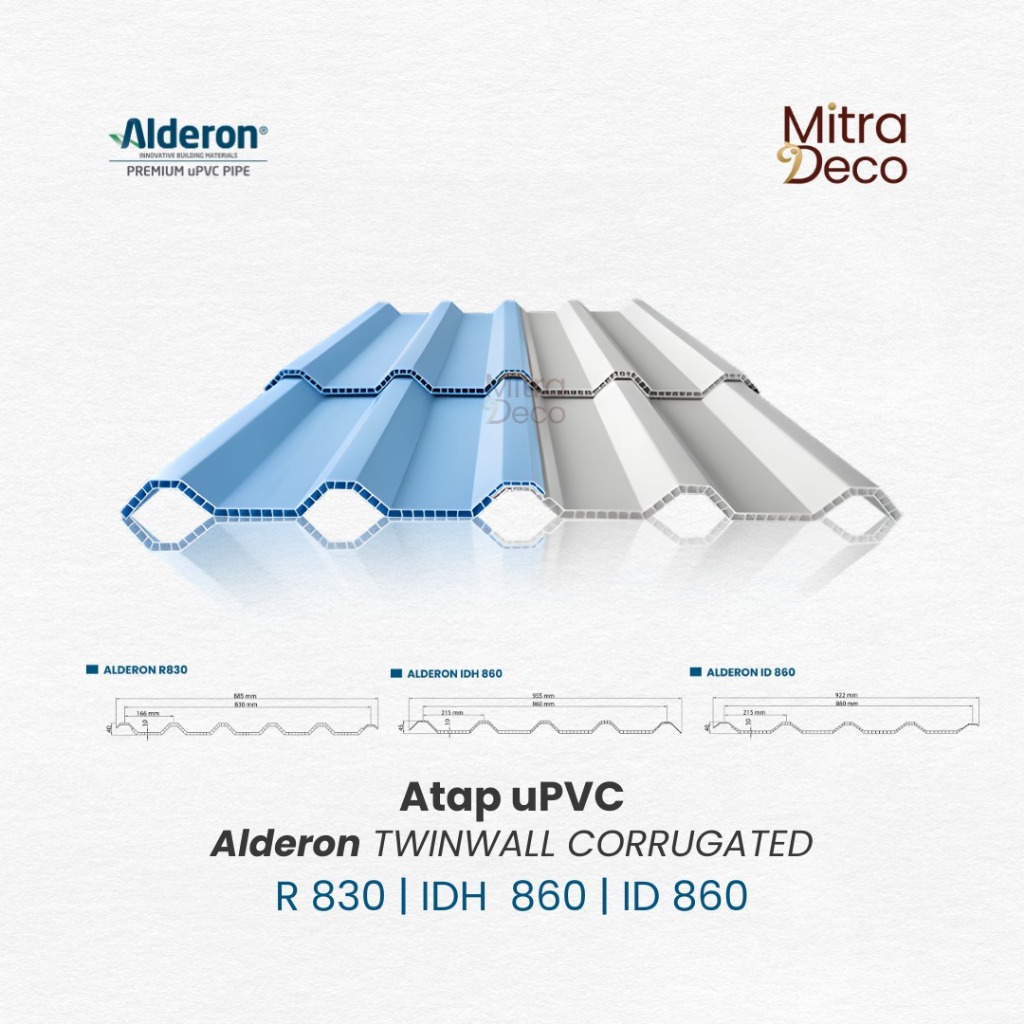 Jual ALDERON Atap uPVC Double Layer Twinwall Corrugated R 830 | Shopee ...