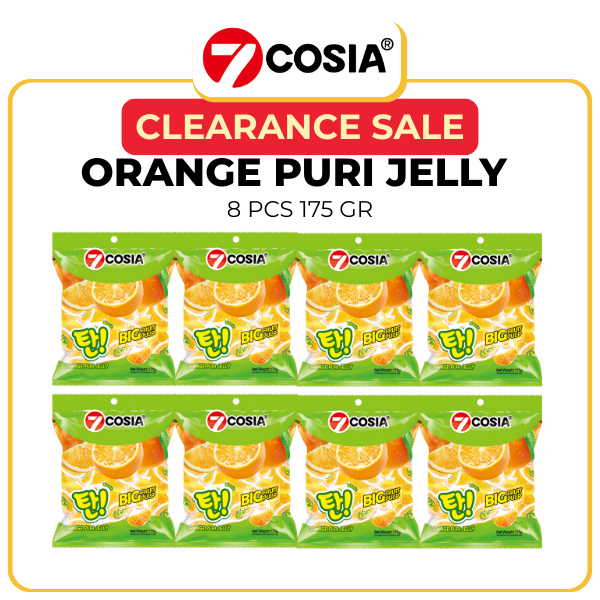 Jual STOCK LIMITED - CLEARANCE ORANGE PURI JELLY 175GR 8 PCS | Shopee ...