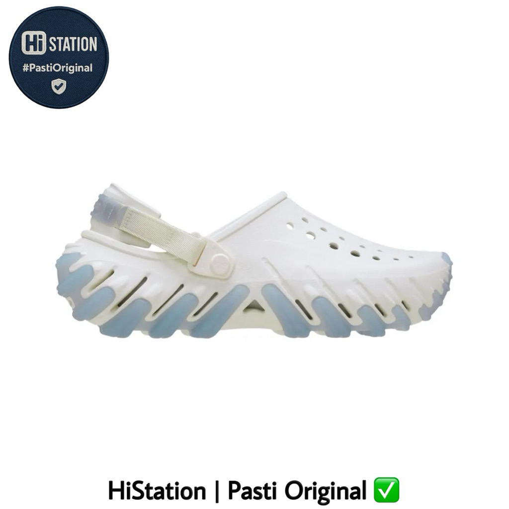 Jual Crocs Echo Icey RO Clog Unisex Chalk - 211458-0WV | Shopee Indonesia
