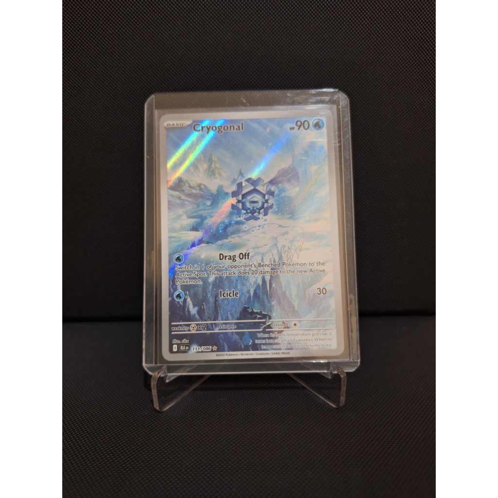 Jual 2025 Pokemon TCG Cryogonal #111 White Flare Illustration Rare EN ...