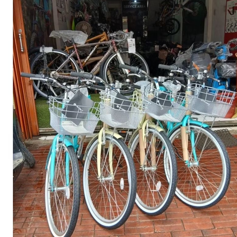 Jual City bike polygon lovina 26 1x7sp sepeda mini | Shopee Indonesia