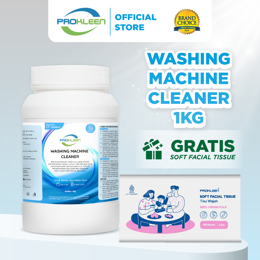 Jual [FREE GIFT] Pembersih Mesin Cuci Washing Machine Cleaner PROKLEEN ...