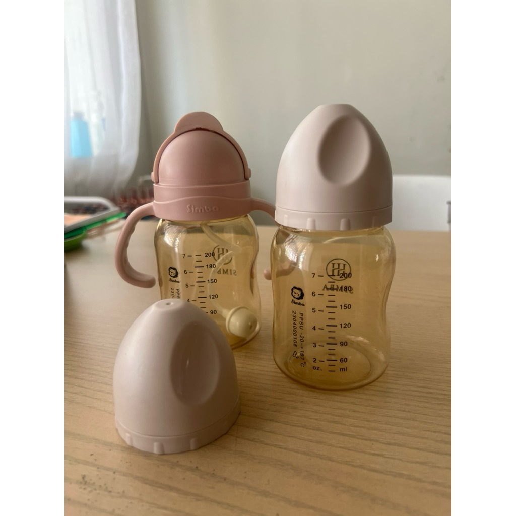 Jual Botol susu SIMBA PRELOVED 200ml bundling sippy | Shopee Indonesia