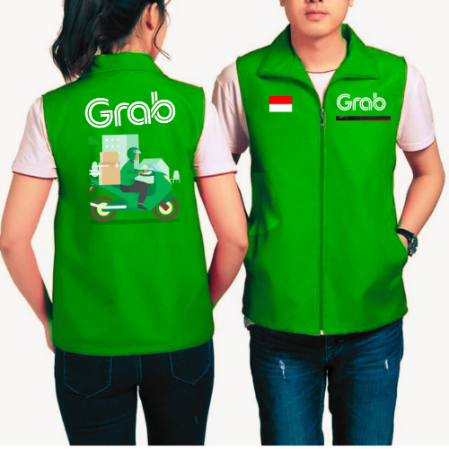 Jual Rompi Grab | Jaket Grab | Rompi Outdoor Grab Ojol-Rompi Grab ...
