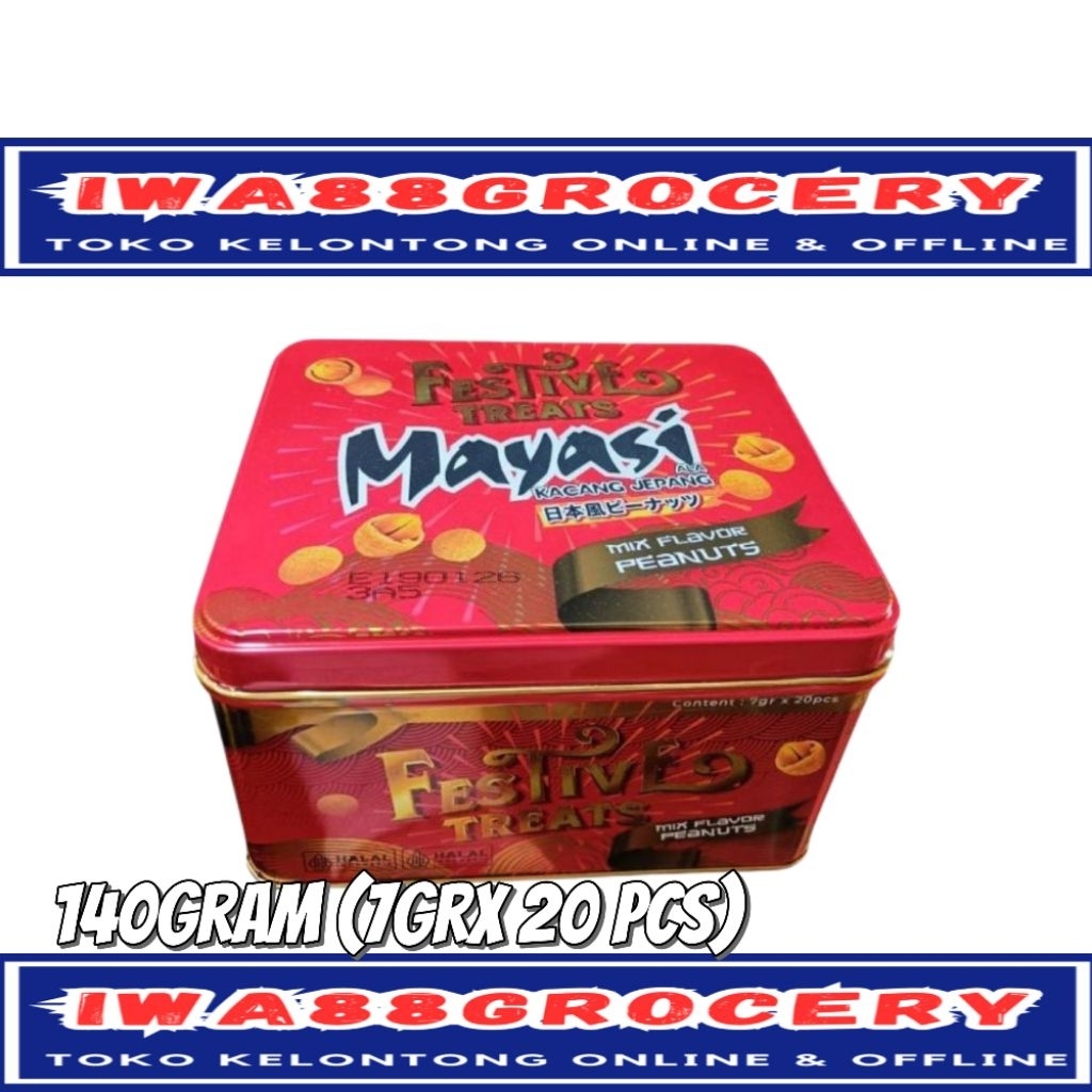 Jual kue lebaran Mayasi festive treats kaleng | Shopee Indonesia