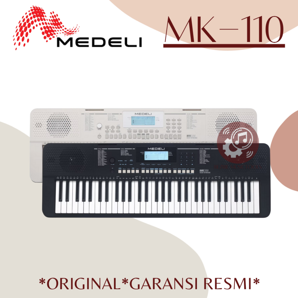 Jual Medeli MK-110 Portable Keyboard 61 Keys Keyboard Original Medeli ...