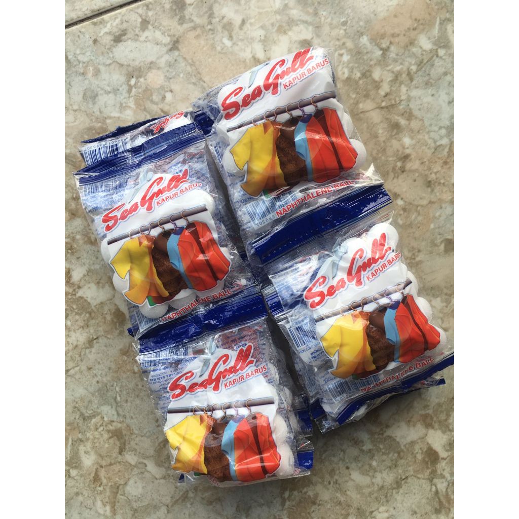 Jual Kamper Renceng Kapur Barus Seagull 25gr isi 12 pcs | Shopee Indonesia