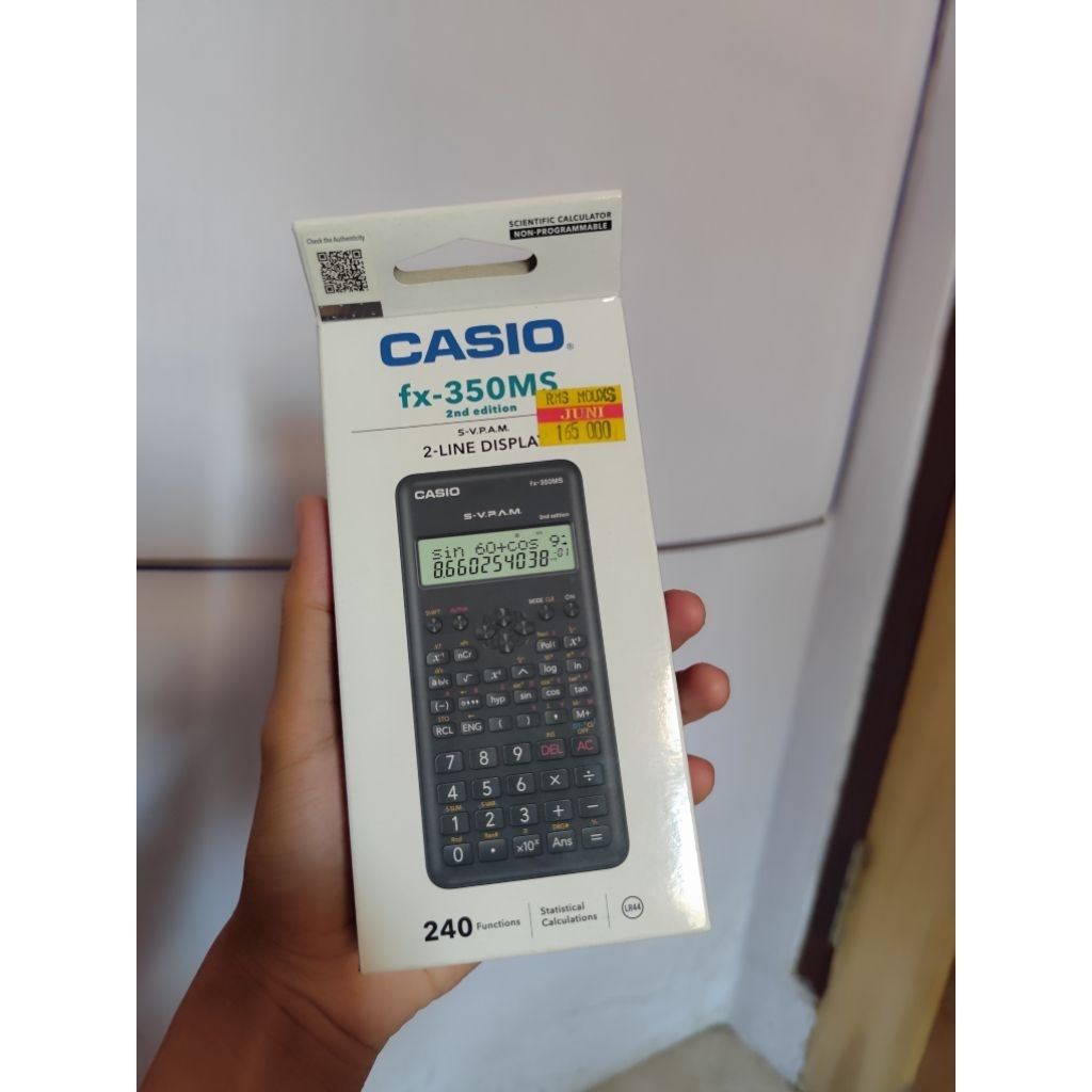 Jual Kalkulator Casio FX 350 ms multifungsi original casio | Shopee ...