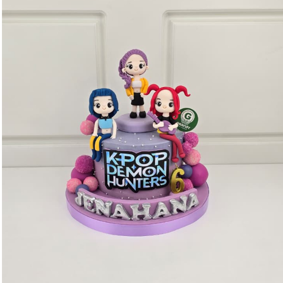 Jual CAKE TEMA KPOP DEMON HUNTER UK 15CM / KUE ULANG TAHUN | Shopee ...