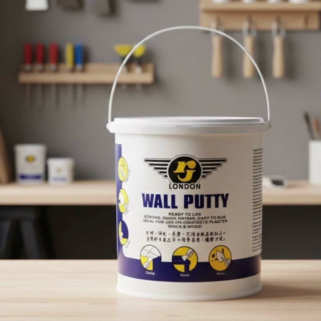 Jual Plamir RJ wall putty 5kg , dempul tembok / kayu | Shopee Indonesia