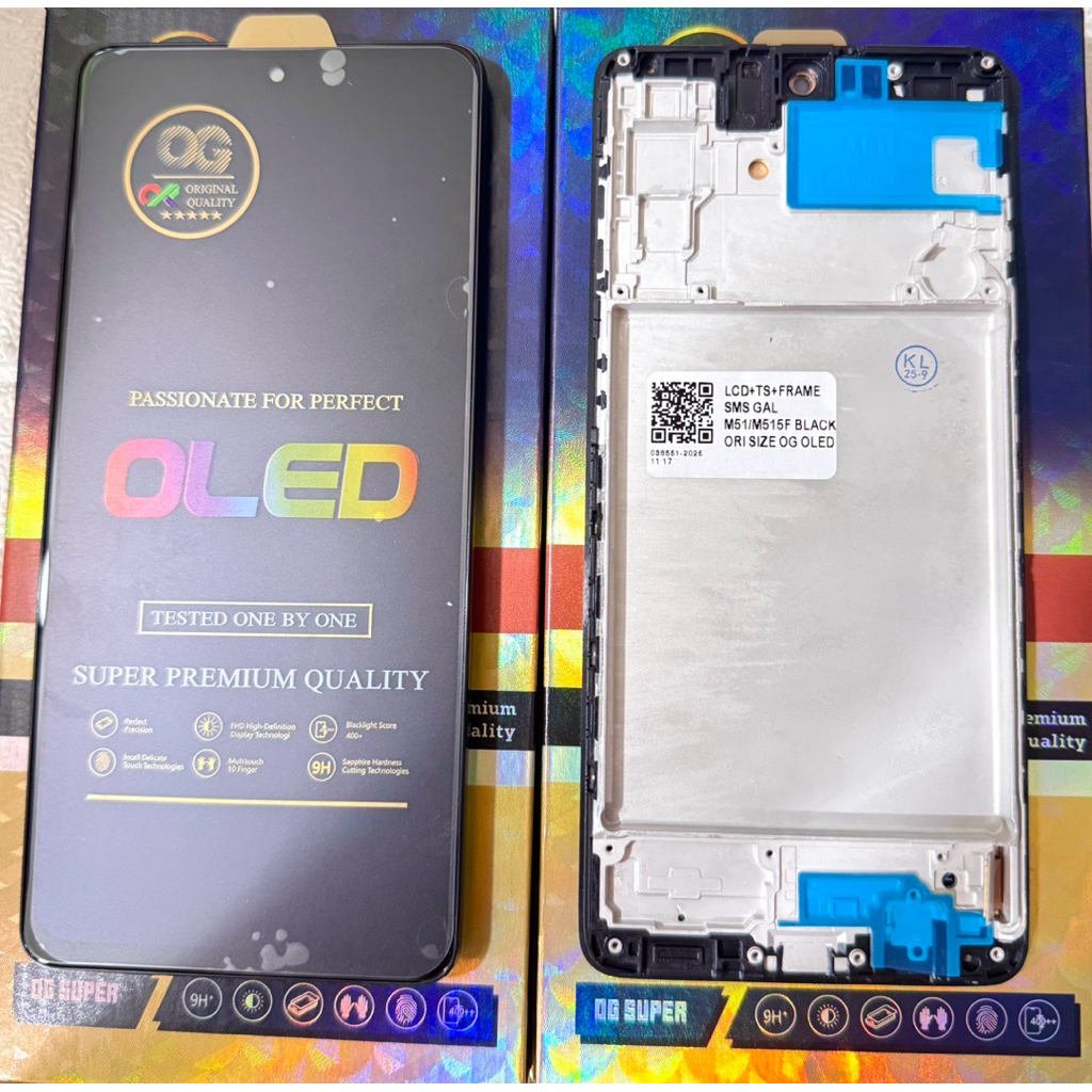 Jual LCD + FRAME OG OLED SAMSUNG M51 M515F 1SET SAMA FRAME | LCD+FRAME ...