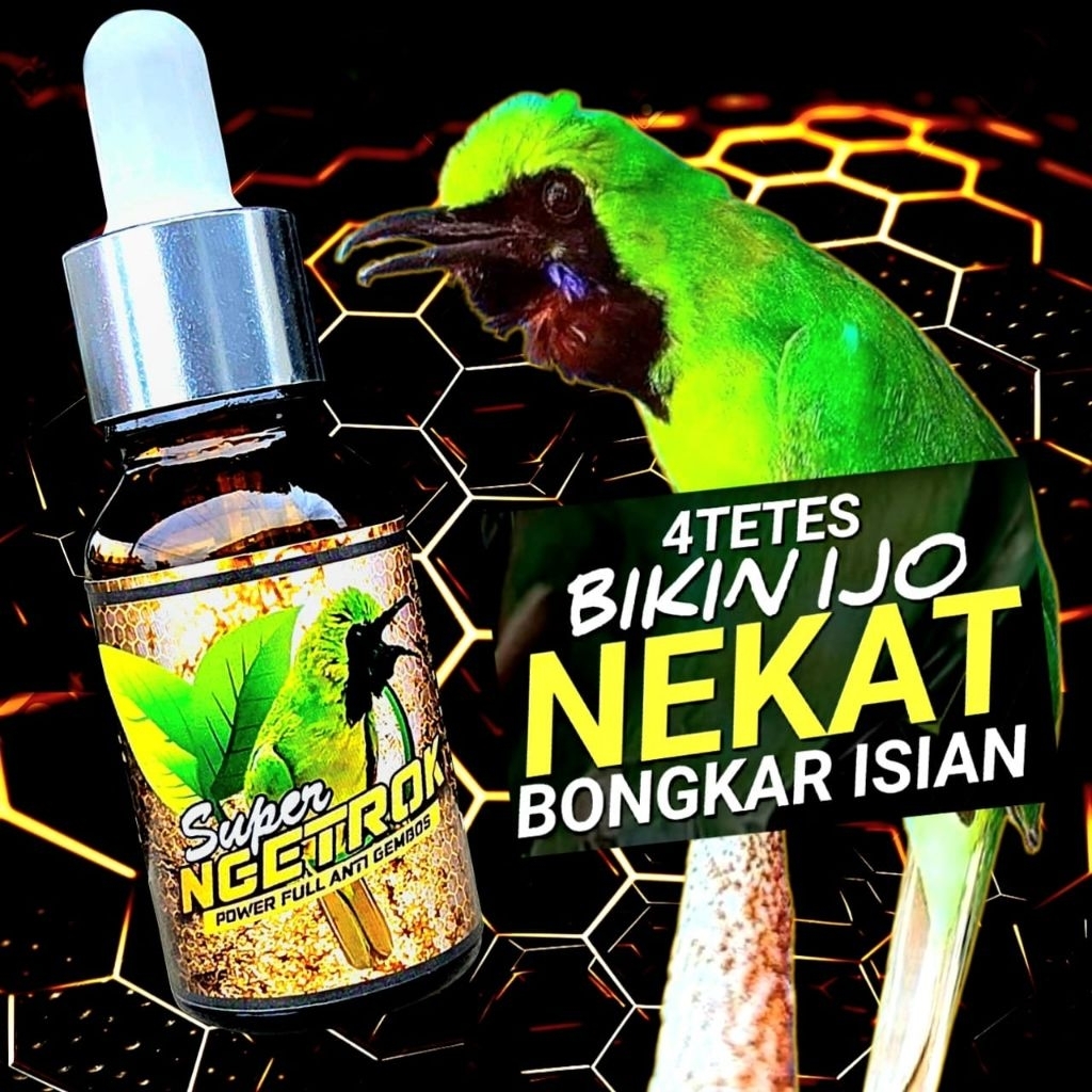 Jual SUPER NGETROK JAMU SPESIAL BURUNG CUCAK IJO MS JAYA,AMPUH BIKIN ...
