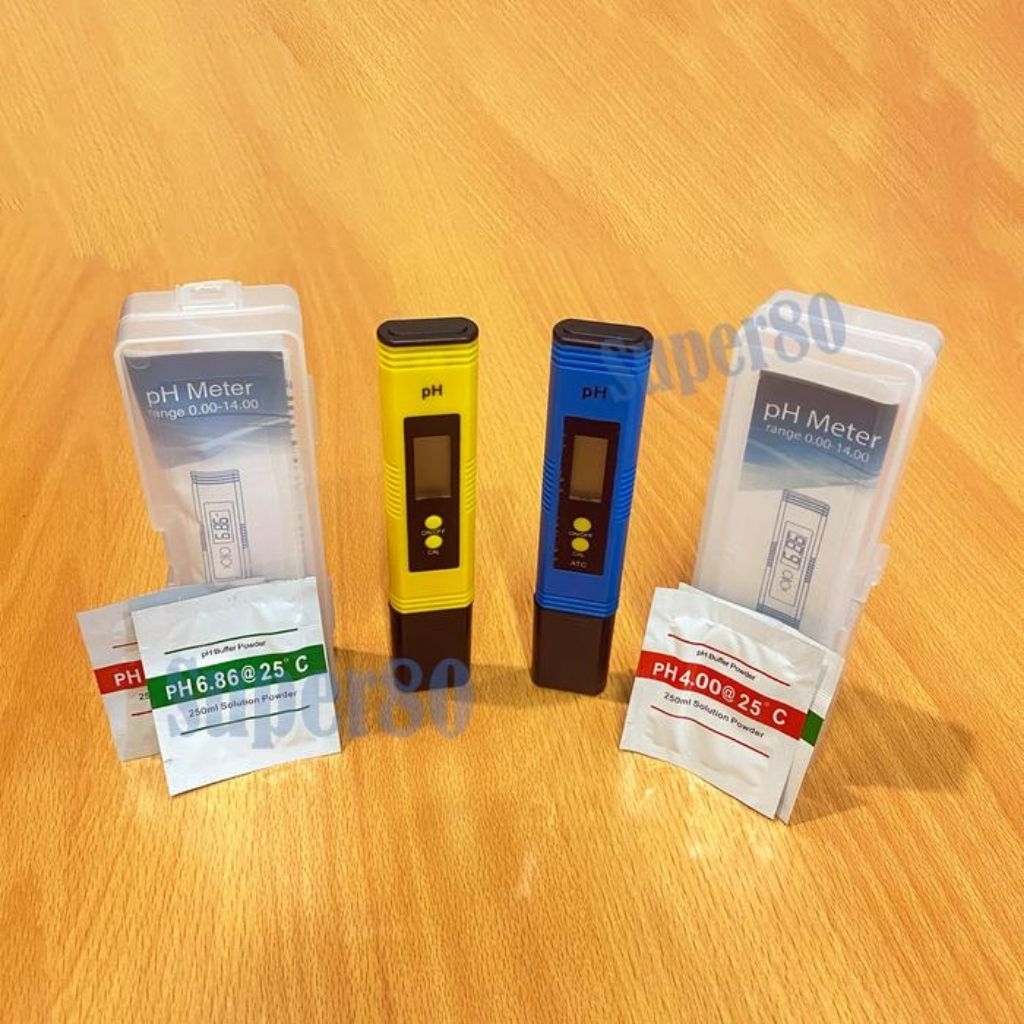Jual PH Meter Biru PH Digital Tester PH Ukur Alat Pengukur Keasaman ...