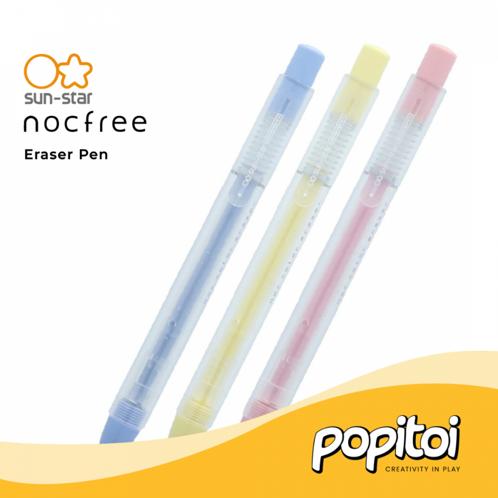 Jual Sun Star Noc Color Pencil Eraser Pen Penghapus Pensil bentuk ...