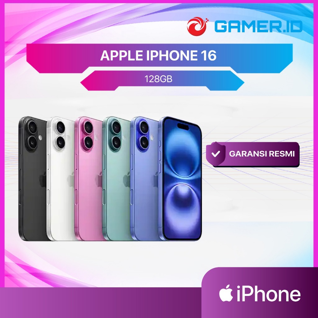 Jual APPLE IPHONE 16 128GB GARANSI RESMI INDONESIA | Shopee Indonesia