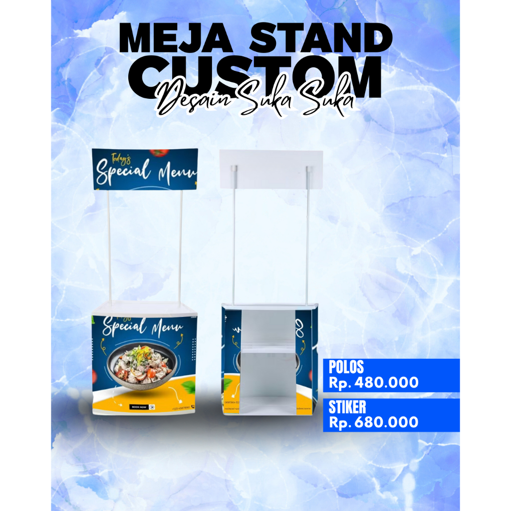 Jual Event desk Impraboard + PRINTING, Event desk Impraboard polos ...
