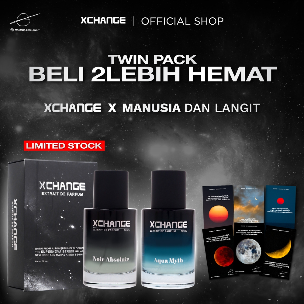 Jual Xchange Extrait de Parfum Twin Pack Isi 2 pcs | Limited Special ...