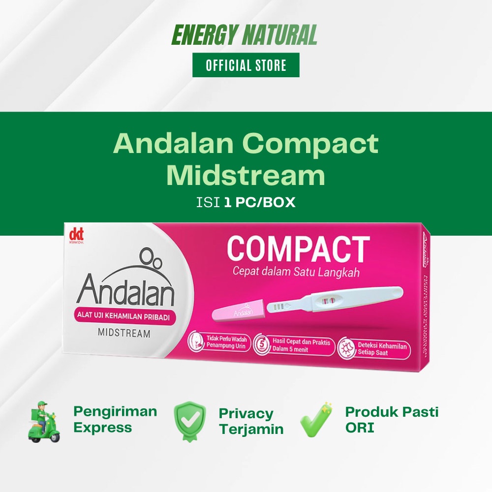 Jual Test Pack Andalan MIDSTREAM COMPACT Tespek Tes Kehamilan Cepat ...
