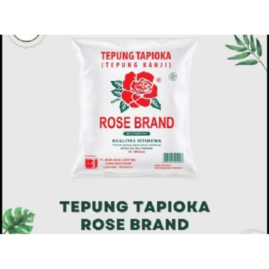 Jual Tepung Tapioka Kanji Rose Brand 500 gr Gram Tapioca | Shopee Indonesia