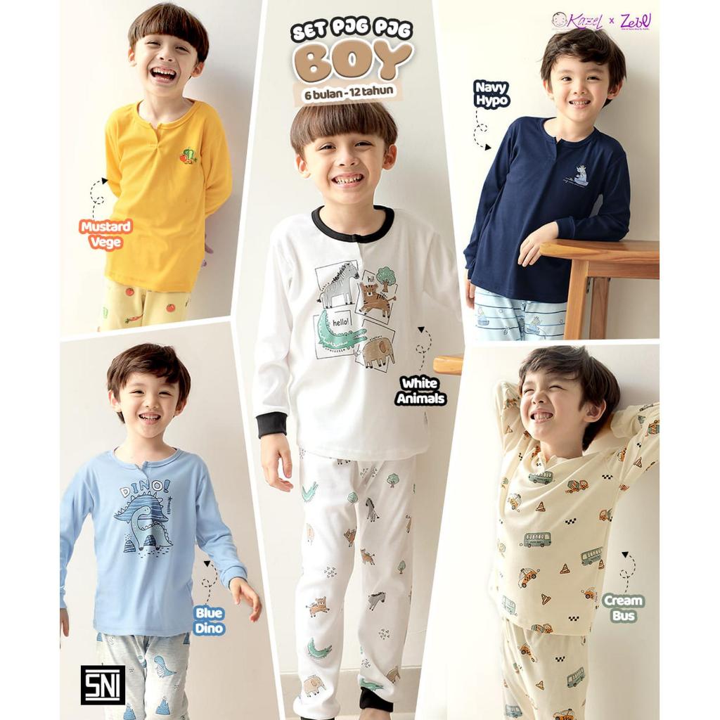 Jual KAZEL x ZEBE Setelan Panjang Boy Edisi (1 Stel) | Shopee Indonesia