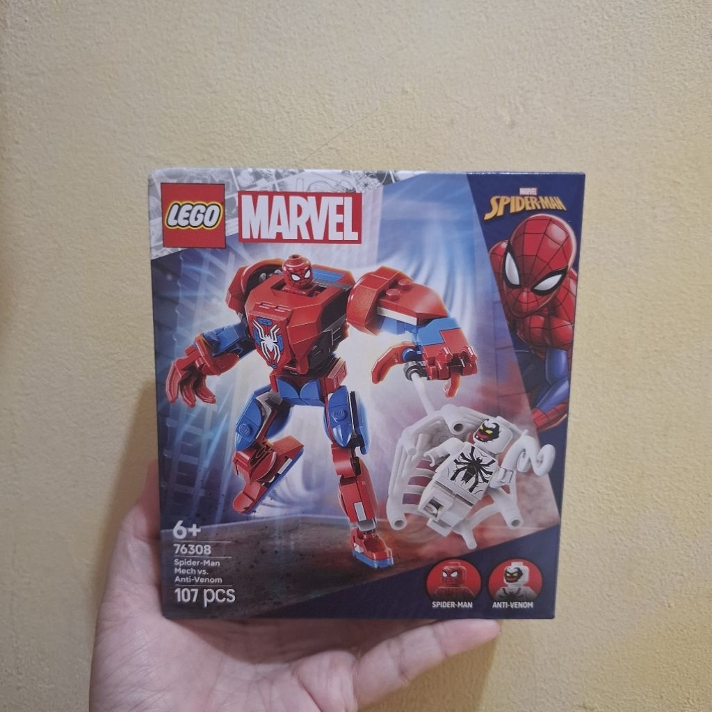 Jual LEGO MARVEL Spider-Man Mech vs Anti-Venom (107 pcs) | Shopee Indonesia